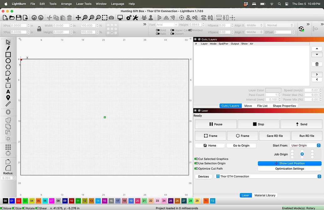 New Lightburn install not showing graphics or cut layers macOS 15 Sequoia - OS Specific ...