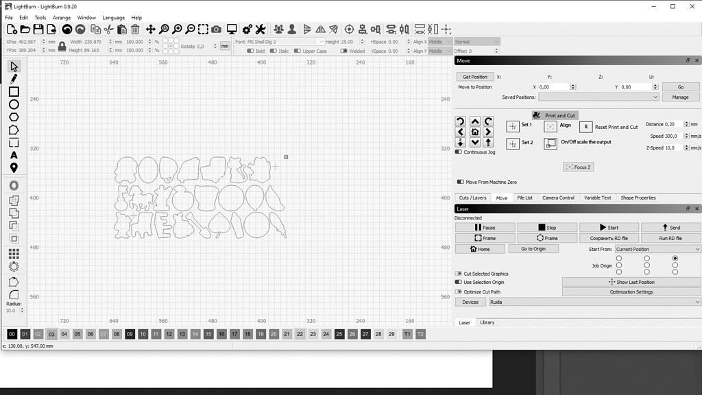 Feature request: Print and Cut on the Move window - LightBurn Software ...