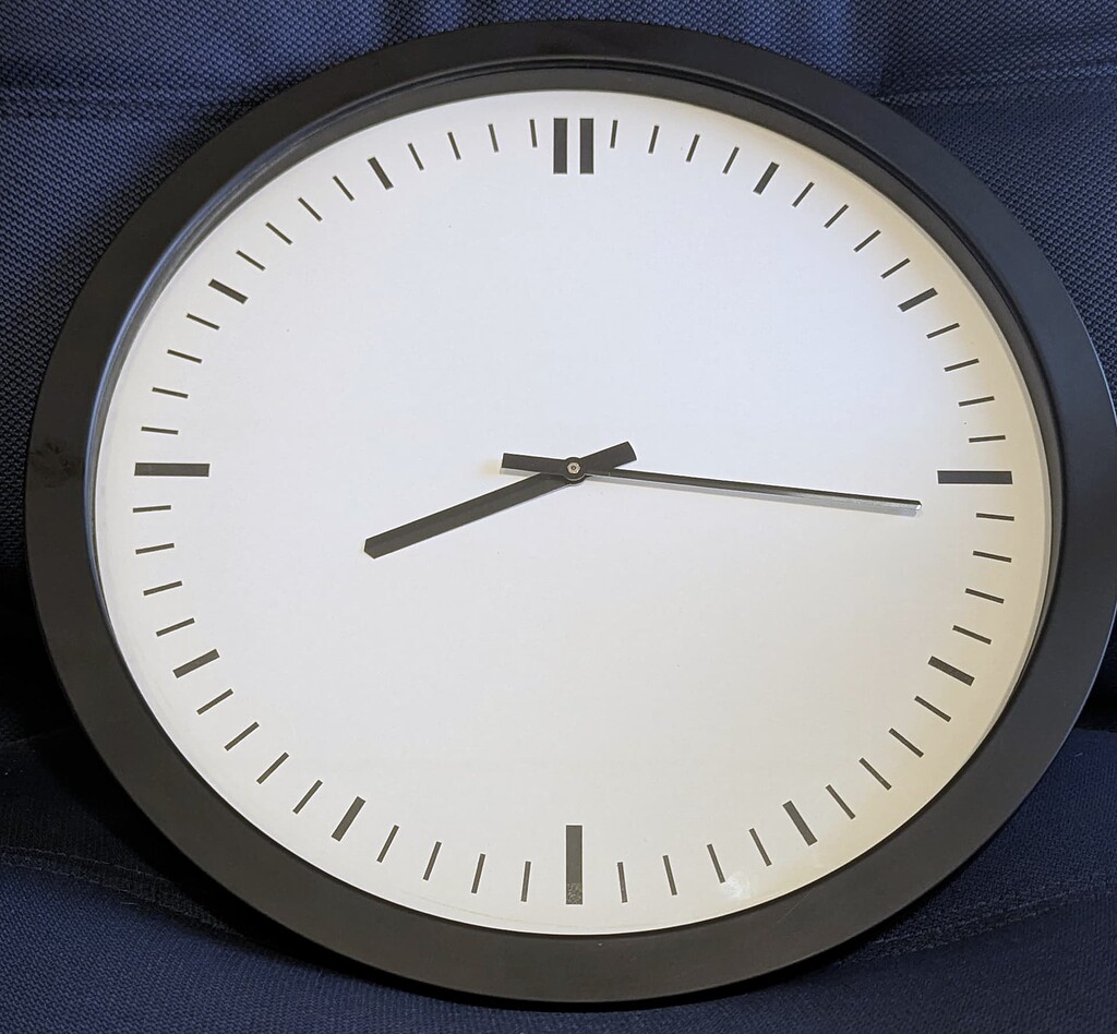 Minimalist clock face (and story) - Finished Creations - LightBurn ...
