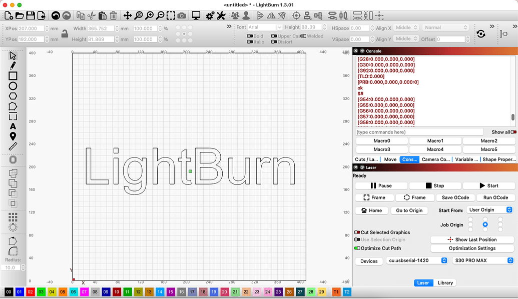 Sculpfun S30 Pro VIRTUAL TRAP - LightBurn Software Questions - LightBurn Software Forum
