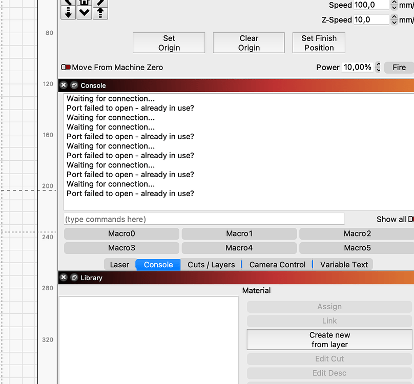 Getting started - disconnected - LightBurn Hardware Compatibility - LightBurn Software Forum