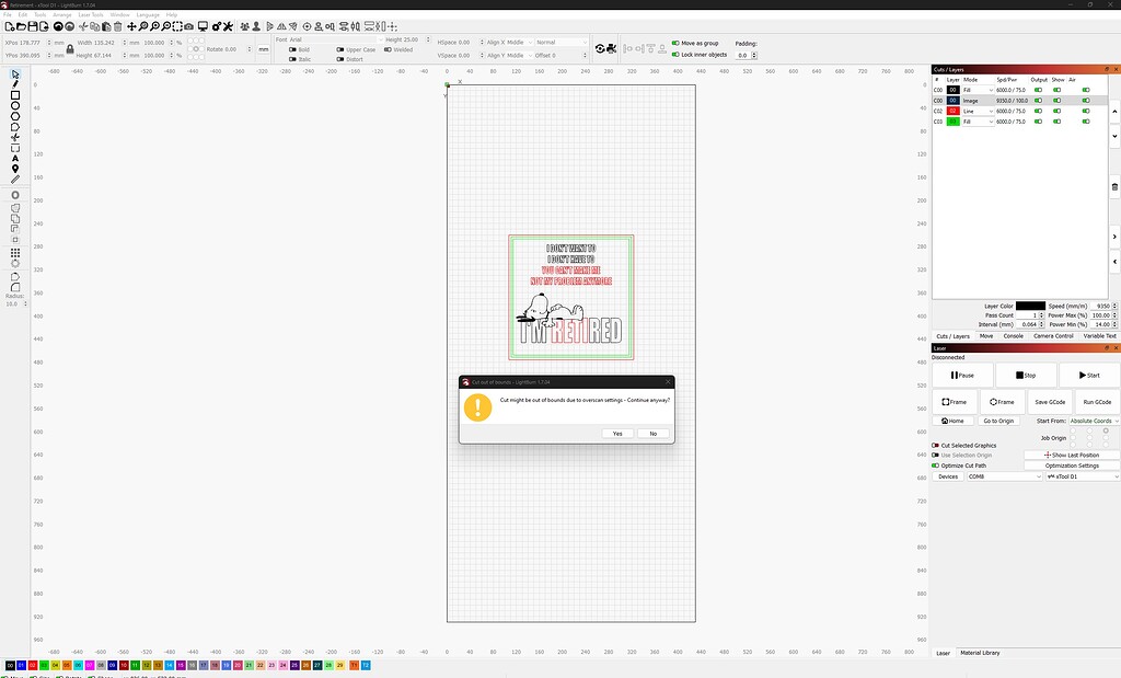 Out of bounds due to overscan error - LightBurn Software Questions ...