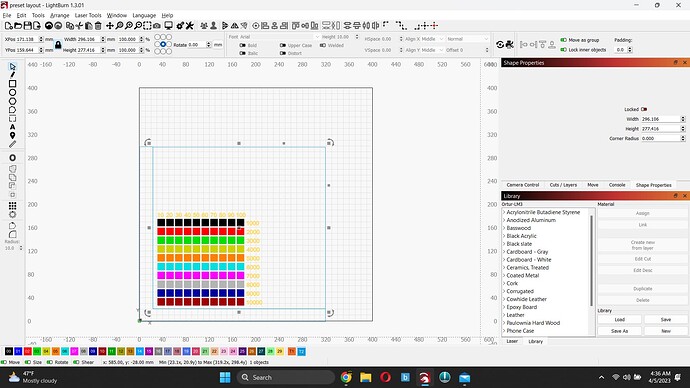 Workspace Bedspace Lightburn Software Questions Lightburn Software Forum