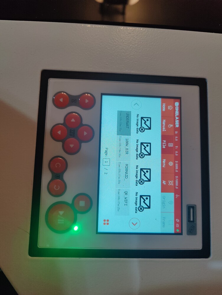 Ruida Controller Not Displaying Cut Images Ruida Controllers Lightburn Software Forum