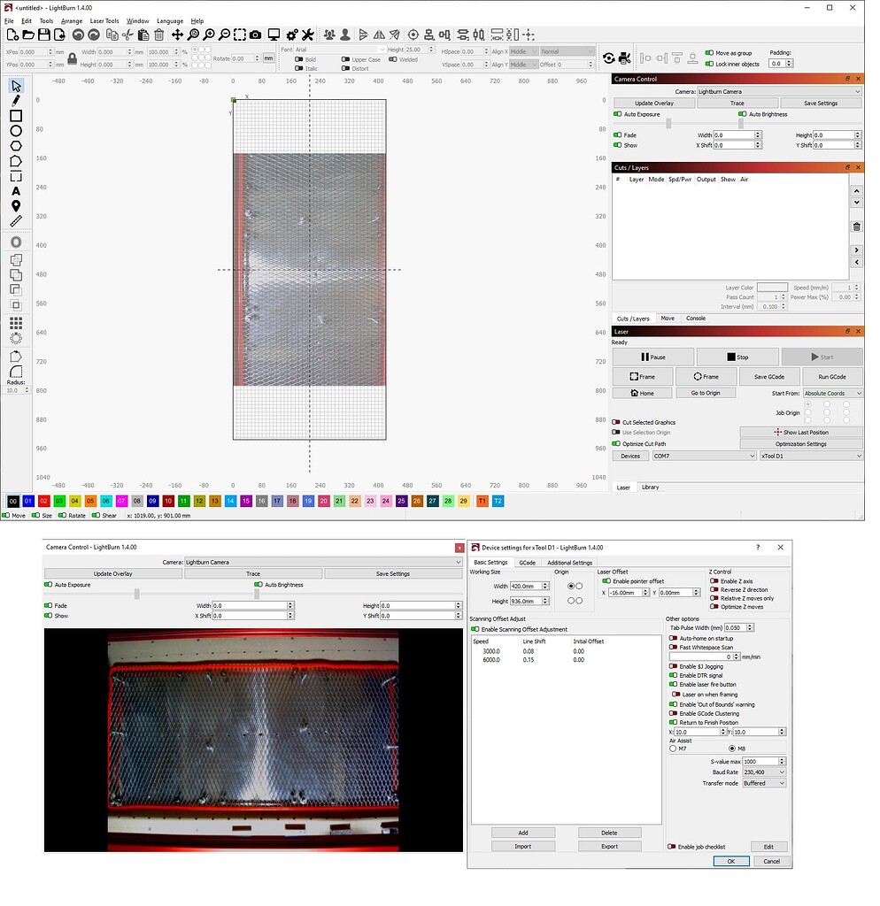 Camera View and "Update Overlay" view not the same - Cameras ...