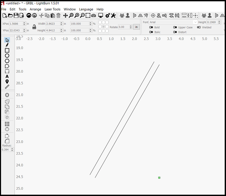 Drawing parallel lines - LightBurn Software Questions - LightBurn Software Forum