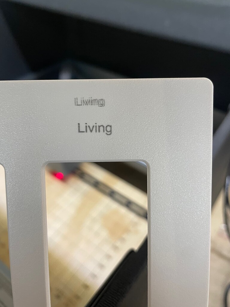 LightBurn vs Creative Space settings -vs- output on Xtool D1 Pro with ...