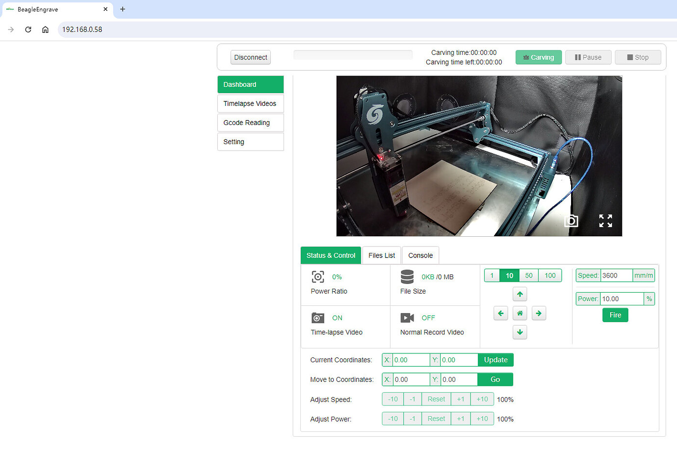 Wireless connect LightBurn by Lasercam - LightBurn Hardware ...