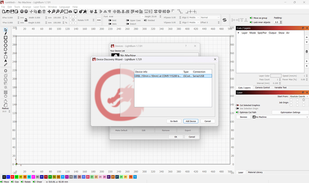 Atomstack x20 Pro issues with setting up in sofware - GRBL - LightBurn ...