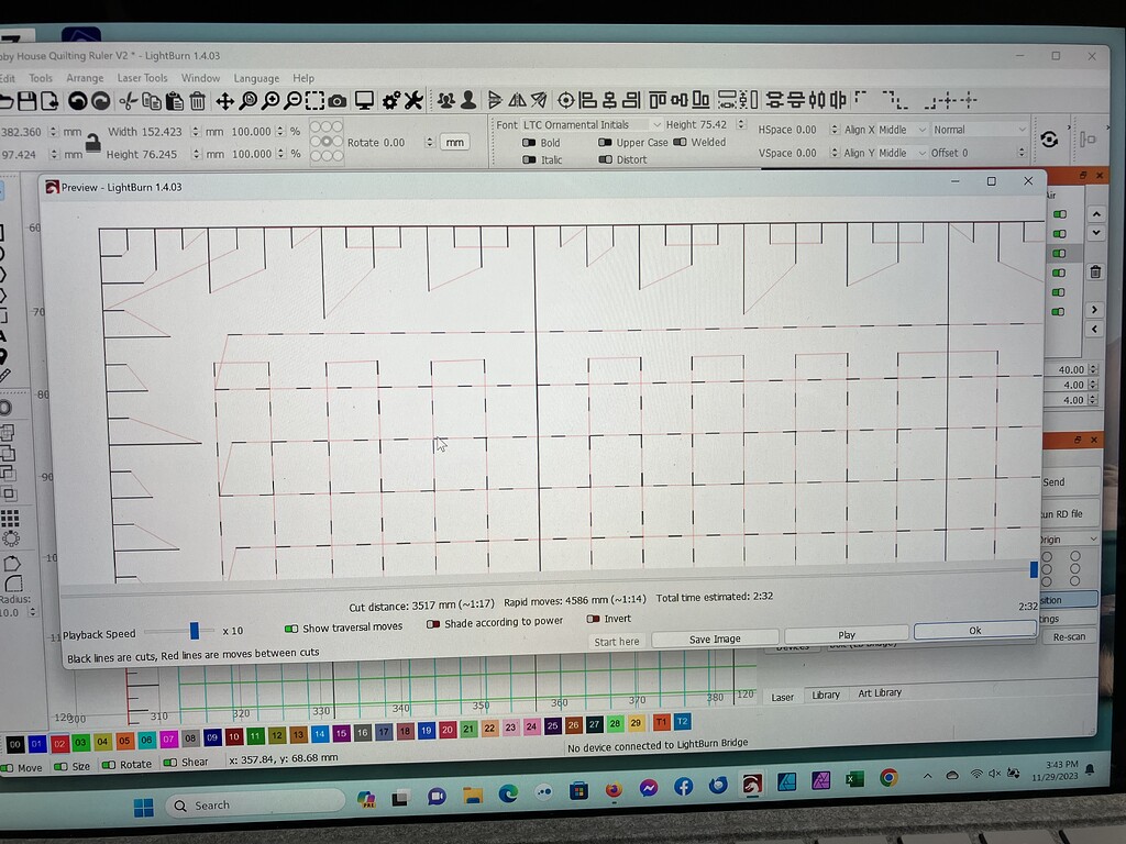 Perforation mode staggers lines - LightBurn Software Questions - LightBurn Software Forum