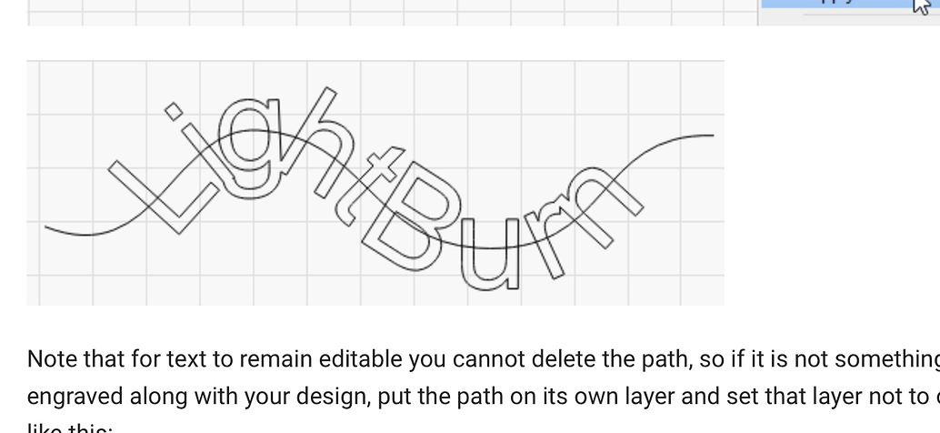 Can I have text follow an Arc? - LightBurn Software Questions ...