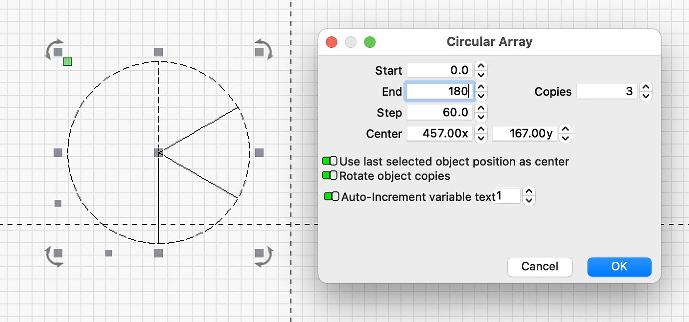 How To Break A Circle Into Thirds Segments Lightburn Software 