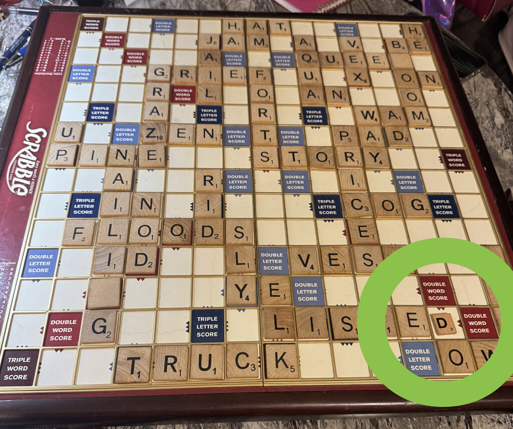 Scrabble Giant Deluxe Edition replacement tile set - Finished Creations ...