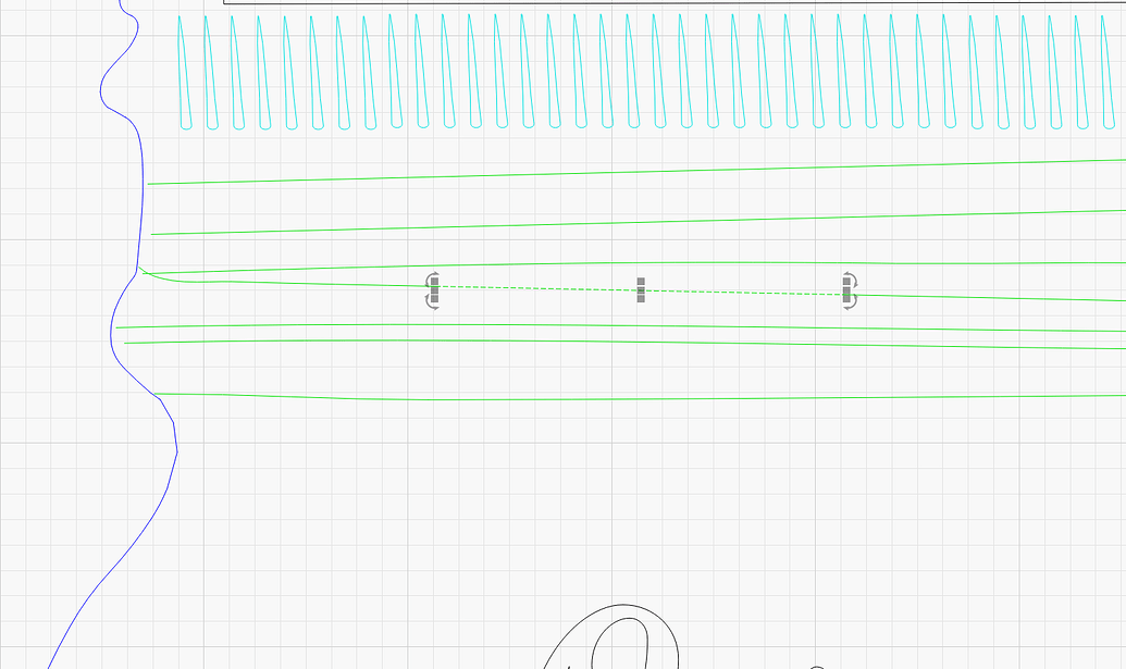 How to make this line cut in 1 pass? - LightBurn Software Questions ...