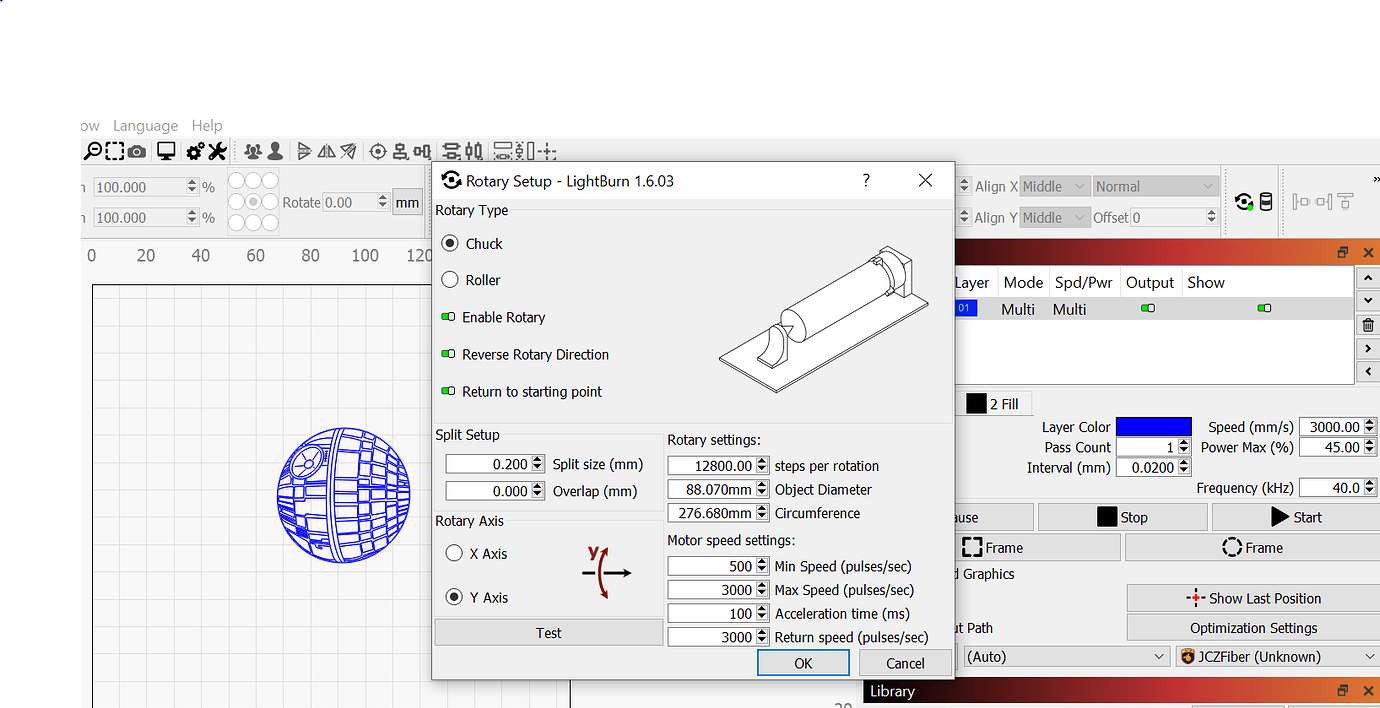 Round Logo on Tumbler with Rotary Tool - LightBurn Software Questions ...