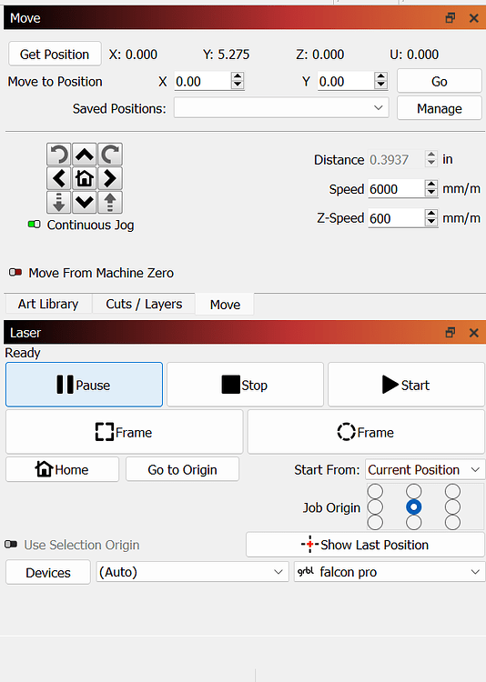 Falcon 2 Pro not framing - LightBurn Software Questions - LightBurn Software Forum