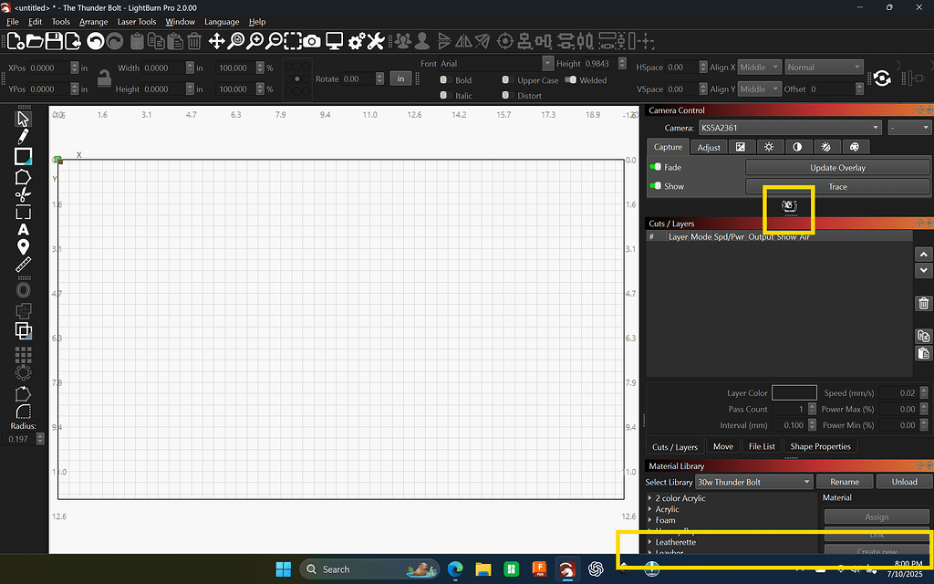 Right side UI has a mind of it's own LB 2.0.0 - LightBurn Software ...