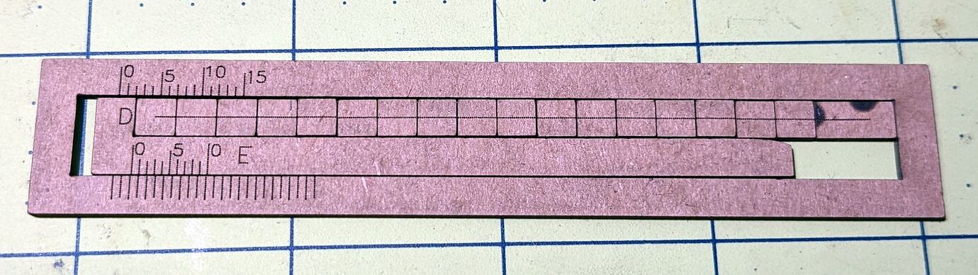 Kerf Offset test: with built-in vernier scale for accuracy, no tools ...