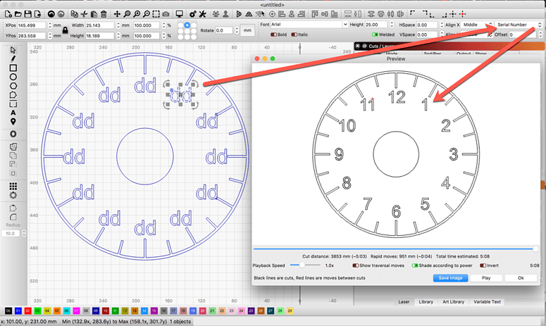 Clock numbe help please - LightBurn Software Questions - LightBurn ...