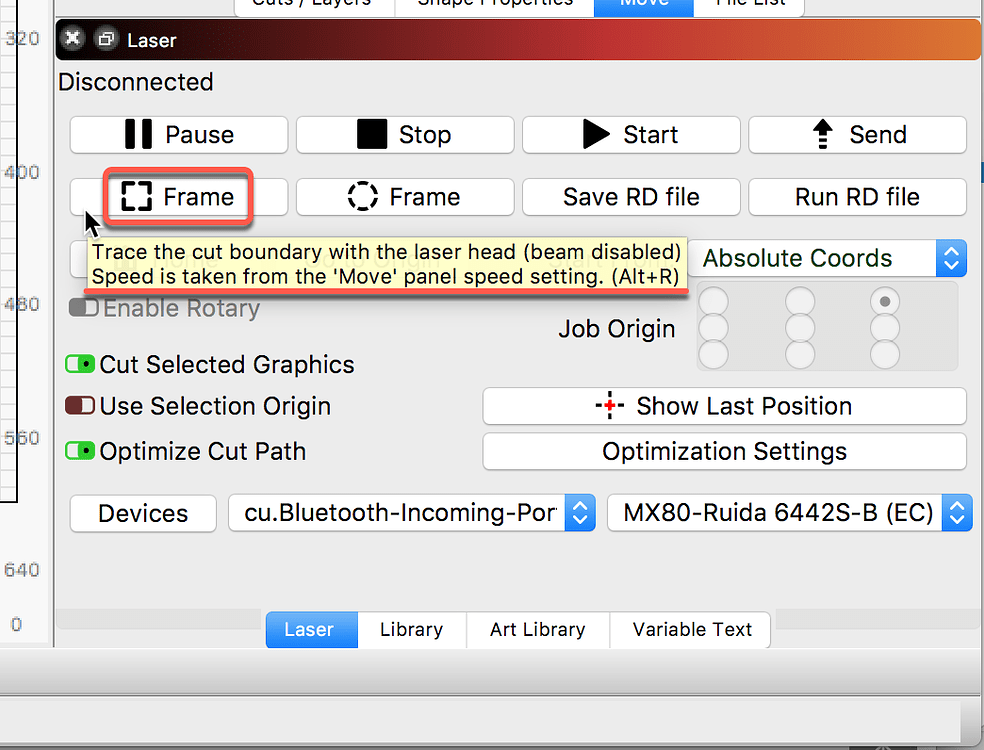 Frame option is slow - LightBurn Software Questions - LightBurn ...