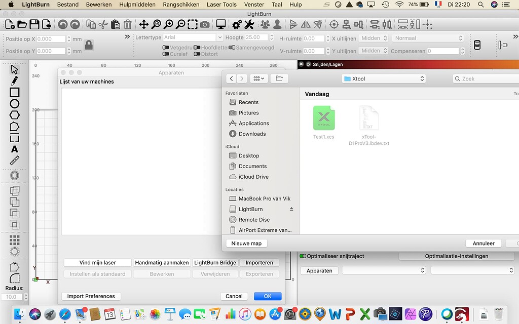 Can't import the Xtool lbdev file to Lightburn - OS Specific ...