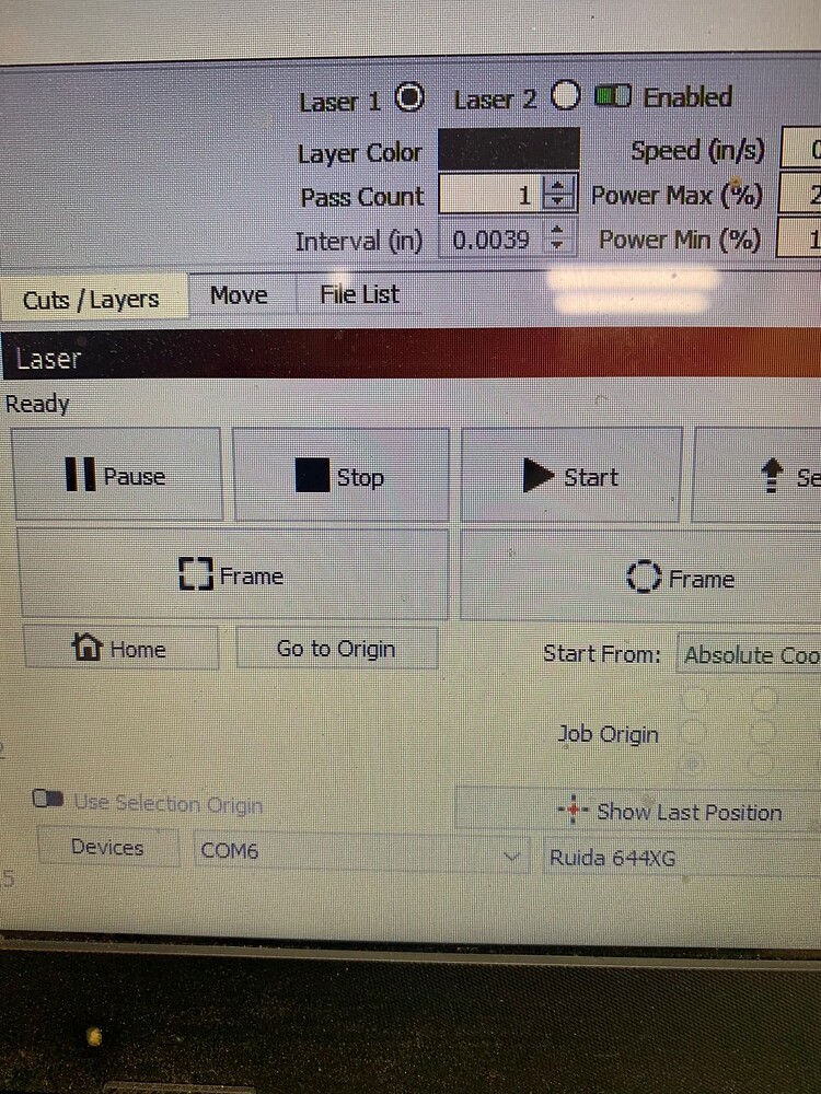 How to recover the select objects to cut on my laser menu - LightBurn Software Questions ...