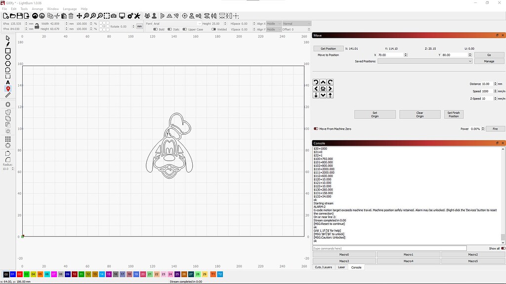 G-code motion target exceeds machine travel on Genmitsu 3180 PROVER ...