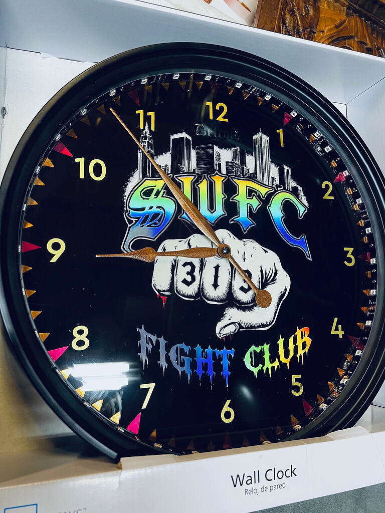 LAser created clock using a donor clock - Finished Creations ...