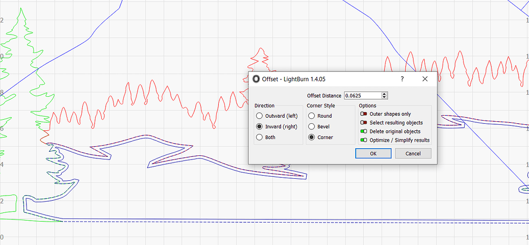 Perfect offset for complex shapes - LightBurn Software Questions ...
