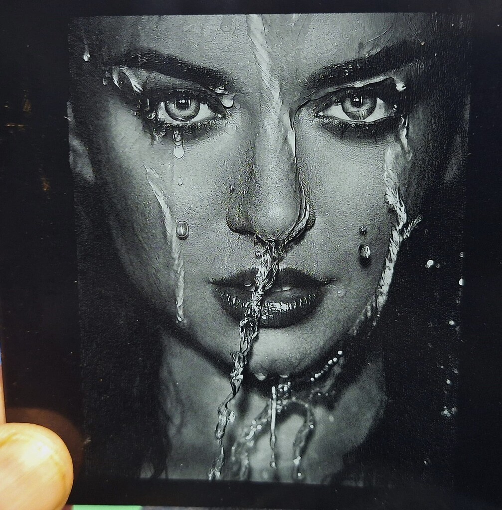 Using Cloudray Laser Engraved Dimmable Photo Paper - Finished Creations ...