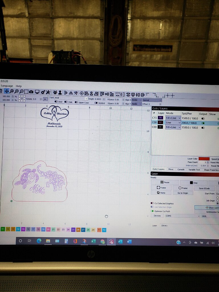 Using Offset line to cutout image - LightBurn Software Questions ...