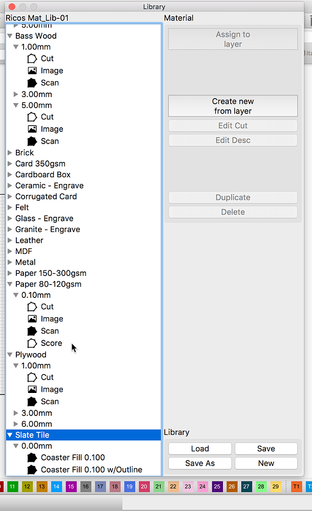 Creating A Material Library in Lightburn - Page 2 - LightBurn Software ... Creating A Material Library in Lightburn - Page 2 - LightBurn Software ...