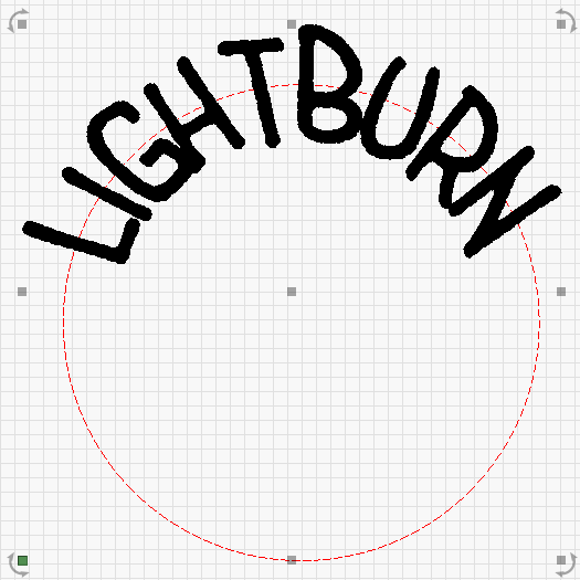 Unable To Curve Text Getting Started With LightBurn LightBurn 