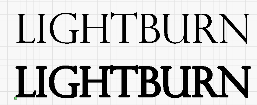 Make Fonts More Thicker Uncategorized to sort LightBurn Software Forum