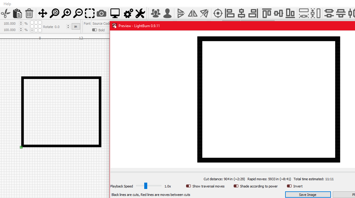 Change Line Thickness Of Shapes Tips And Tricks LightBurn Software 