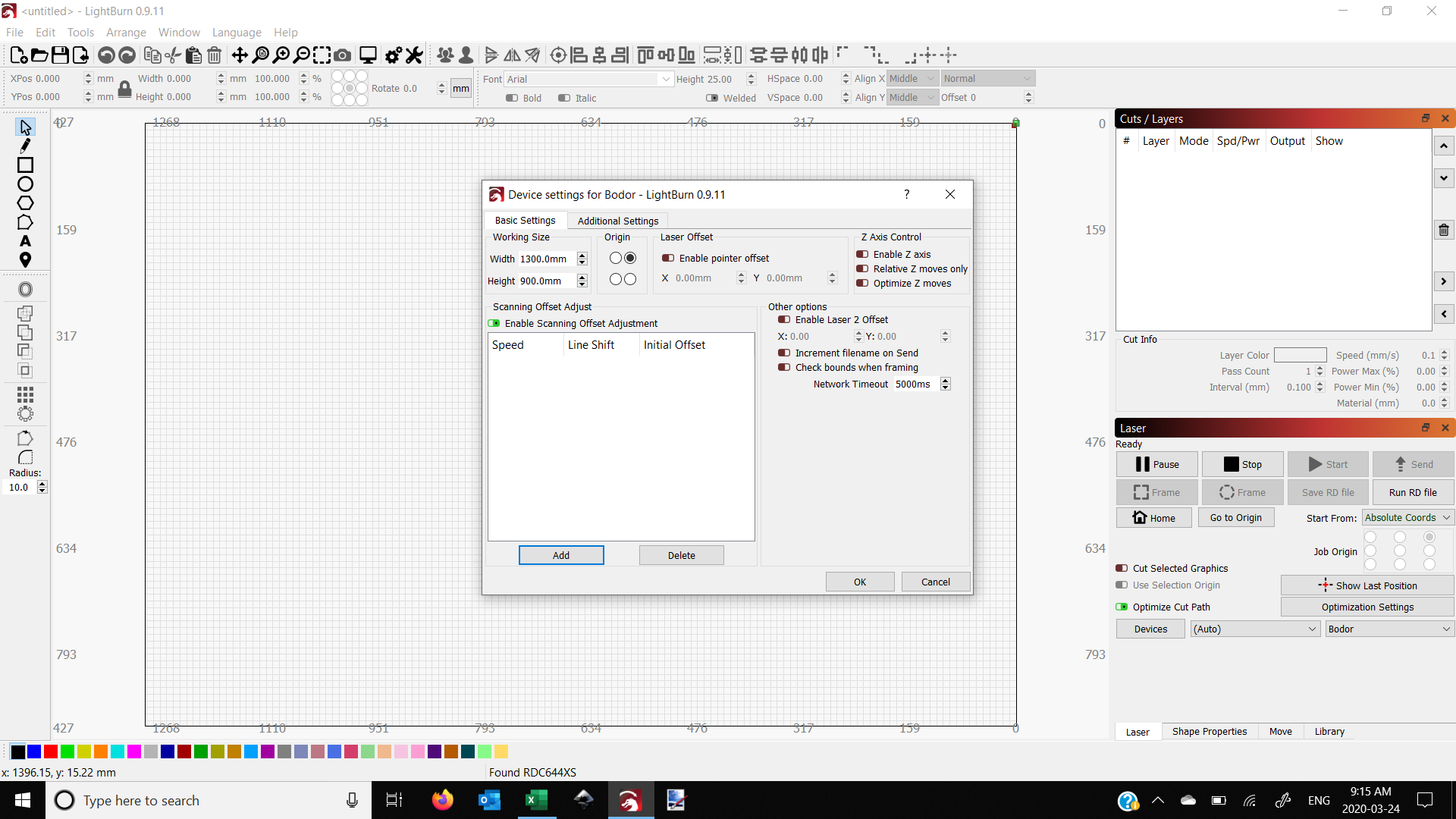 Still...Issues with LBRN and not in RDWorks - LightBurn Hardware ...
