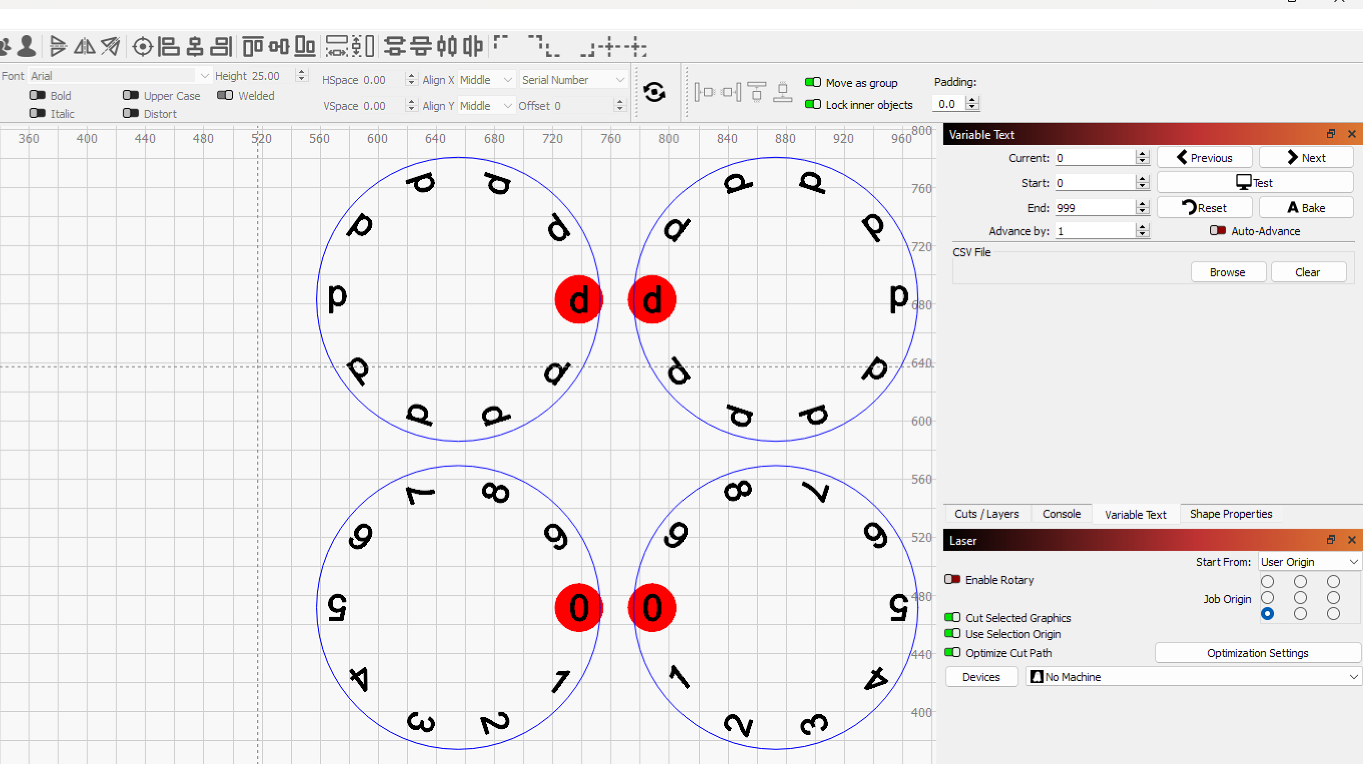 How to make text follow a curve but remain vertically aligned? - LightBurn Software Questions ...