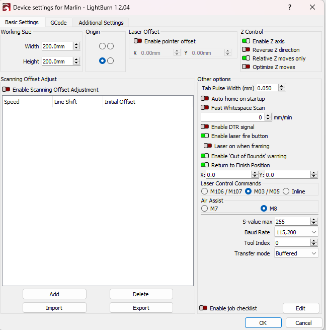 Connection problem or what? - LightBurn Software Questions - LightBurn Software Forum