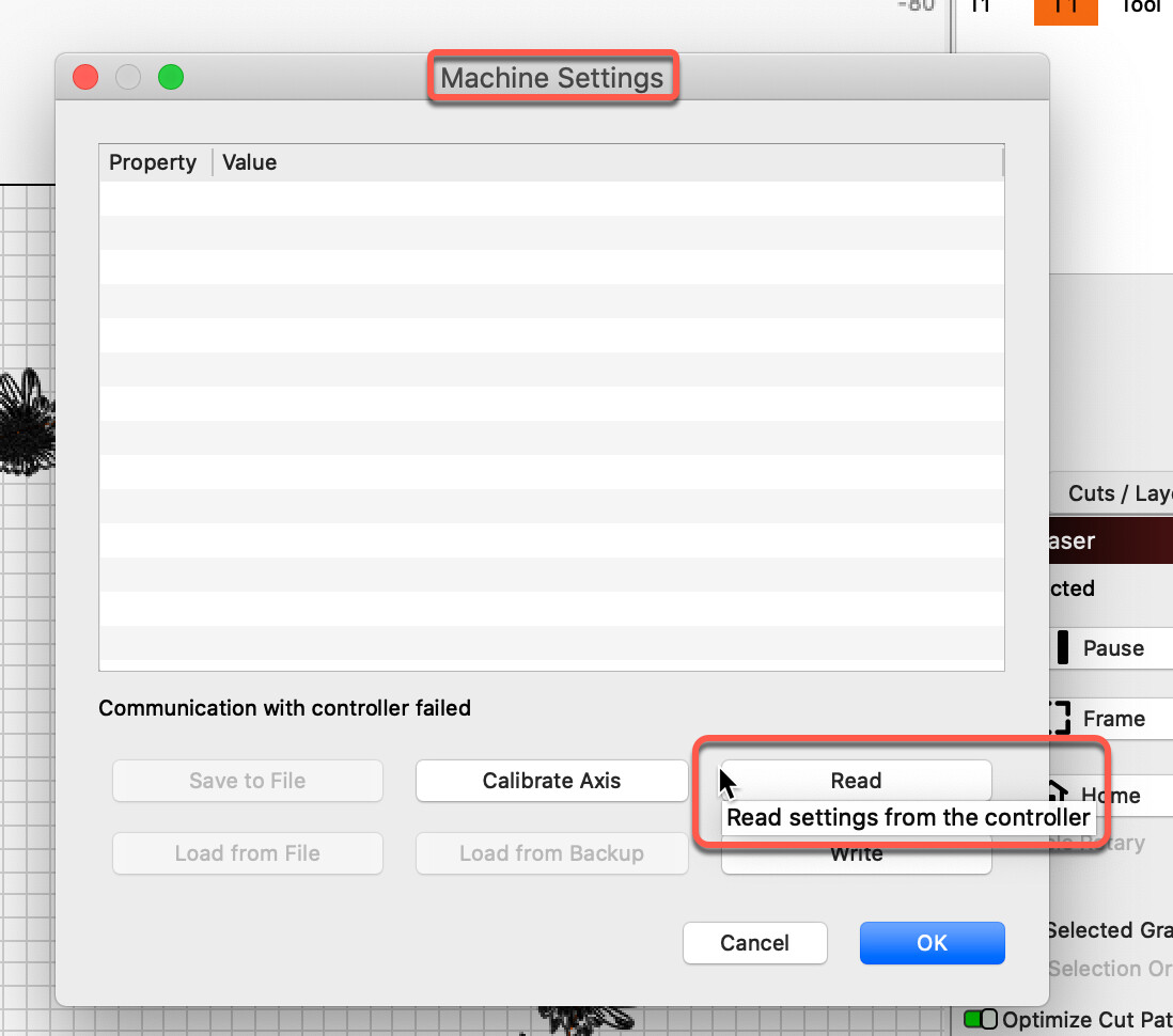 Freezing in the middle of burn.. overshooting - LightBurn Software ...