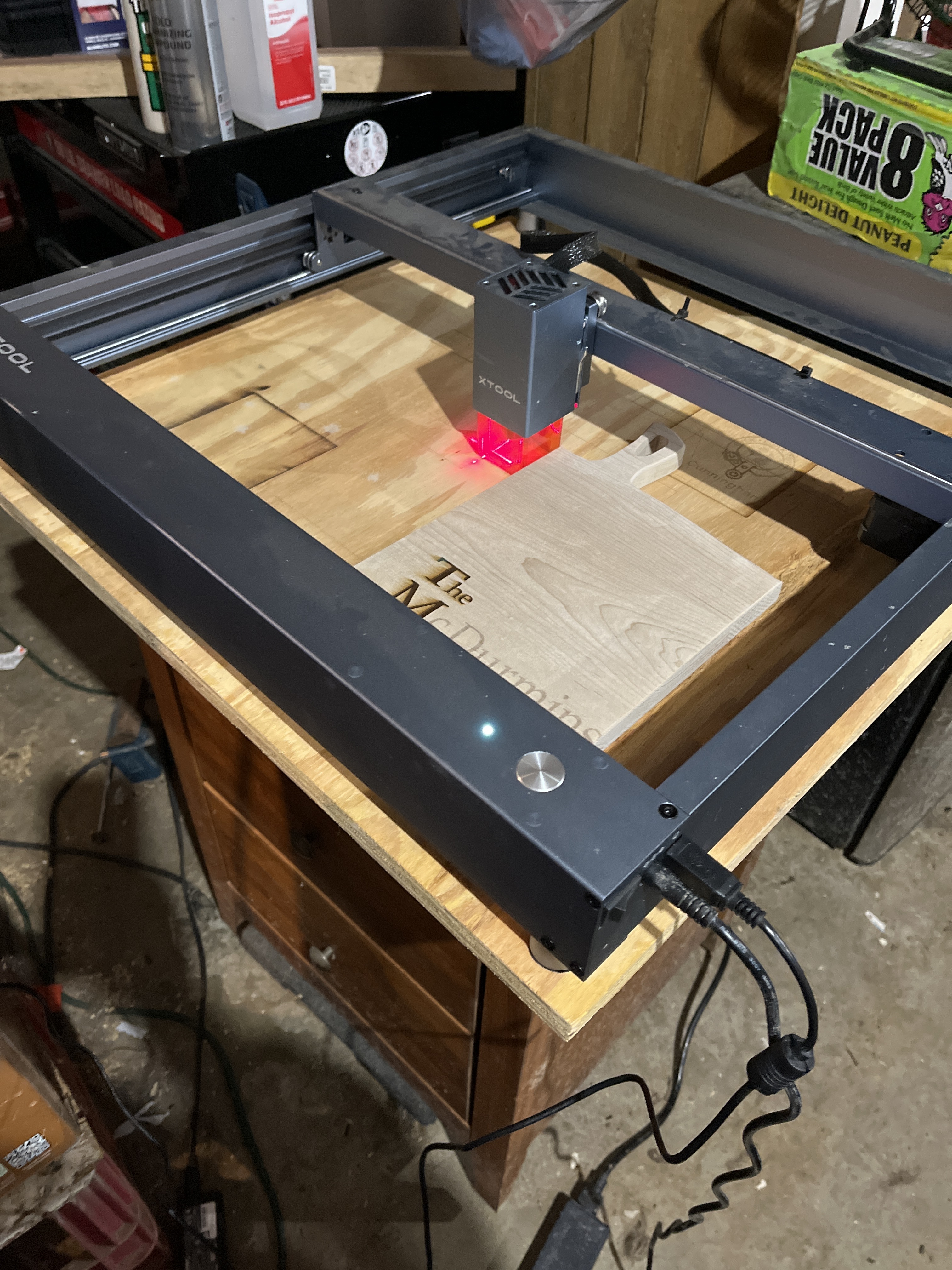 Burns 3/4 of an inch to the right of the framing - LightBurn Software ...