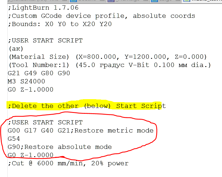 Change LightBurn G-code to mach3 g-code like from ArtCam - LightBurn Software Questions ...