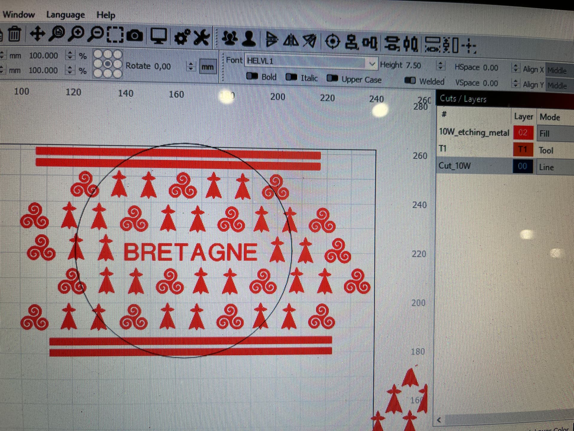 Cookie Cut Multiple Objects LightBurn Software ions LightBurn Software Forum
