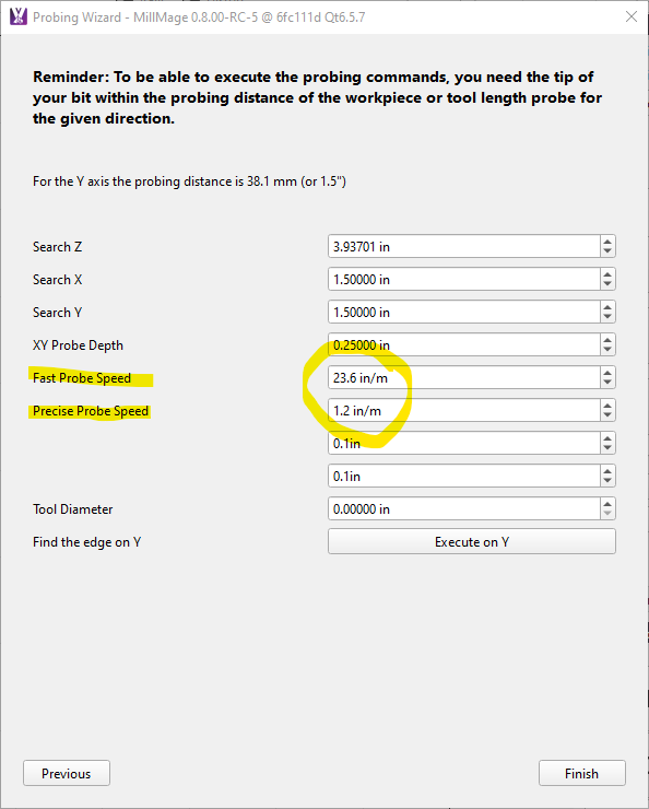 Probing Speeds in RC5 - MillMage Software Questions - LightBurn Software Forum