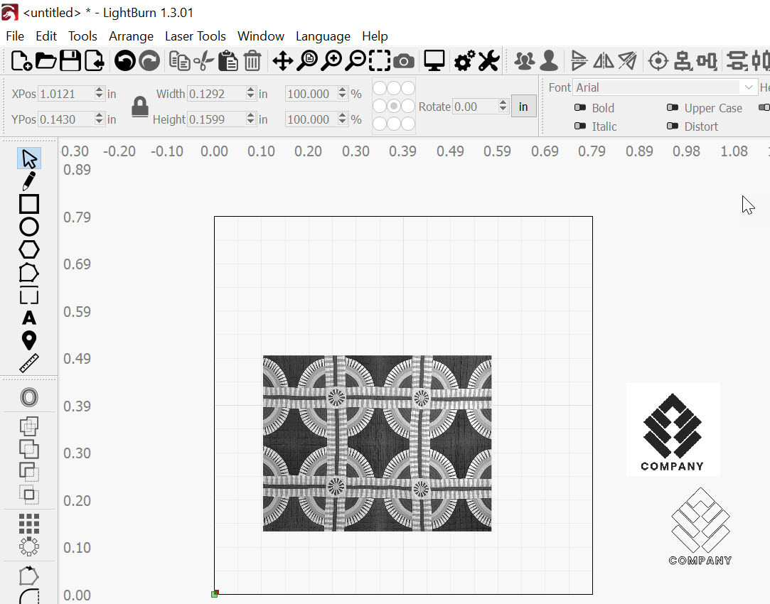Having trouble / Weld command - an Army logo to an US Flag - LightBurn ...