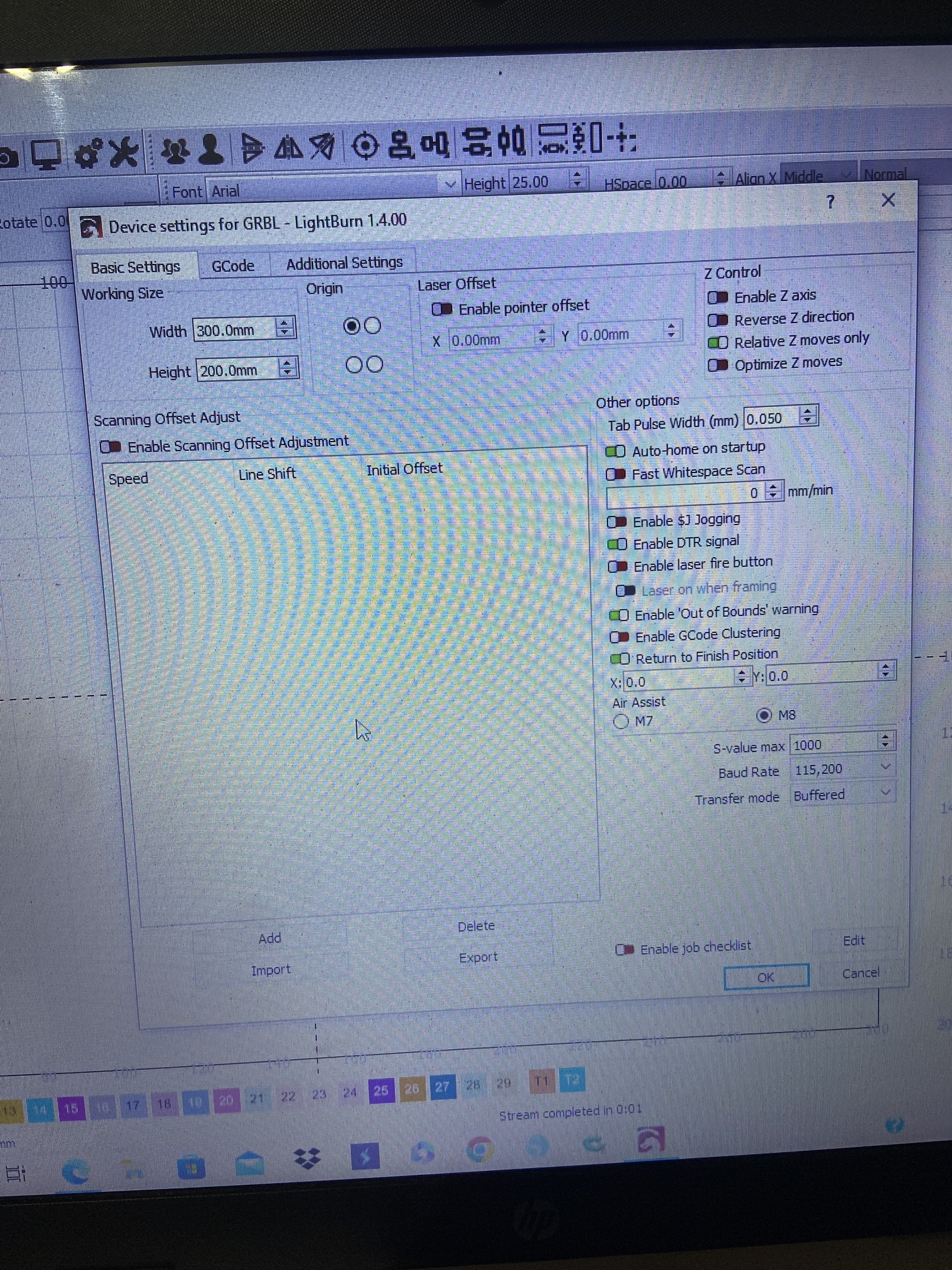 Alarm 2 g-code mation target exceeds machine travel - GRBL - LightBurn Software Forum