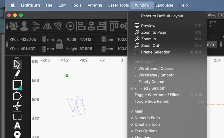 Lightburn won't fill when burning graphic - LightBurn Software ...