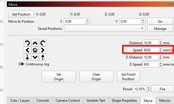 Framing speed adjustment - LightBurn Software Questions - LightBurn ...