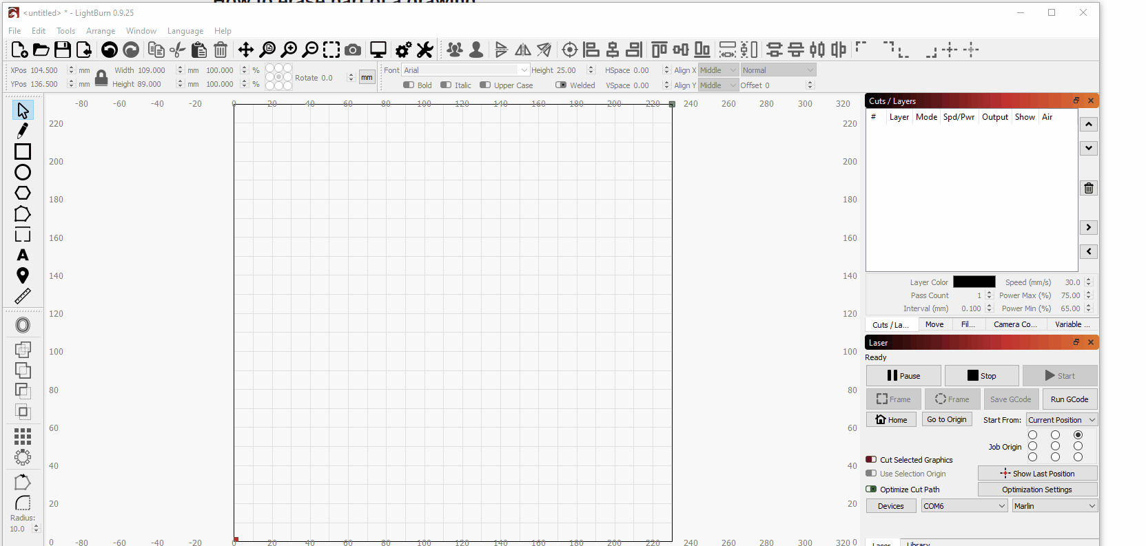 How To Erase Part Of A Drawing LightBurn Software ions OFFICIAL 