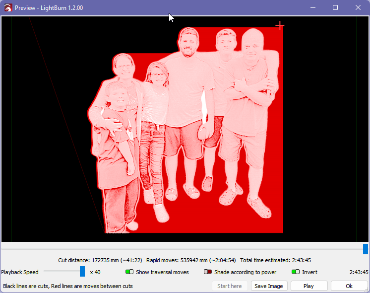 Laser moving over whitespace instead of reversing to the next line ...