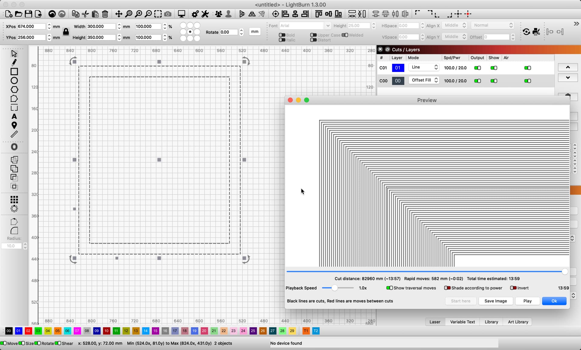Filling in a border - LightBurn Software Questions - LightBurn Software Forum